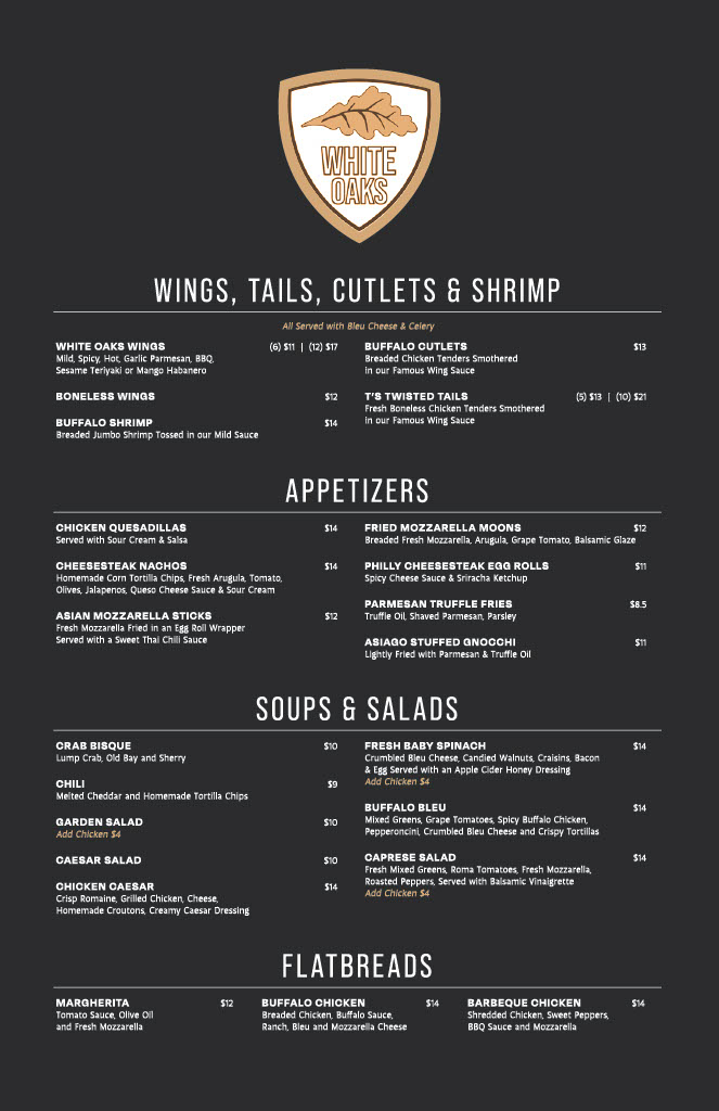 The Oaks Bar & Grille - White Oaks Country Club