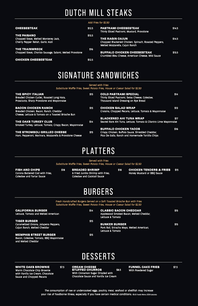 The Oaks Bar & Grille - White Oaks Country Club